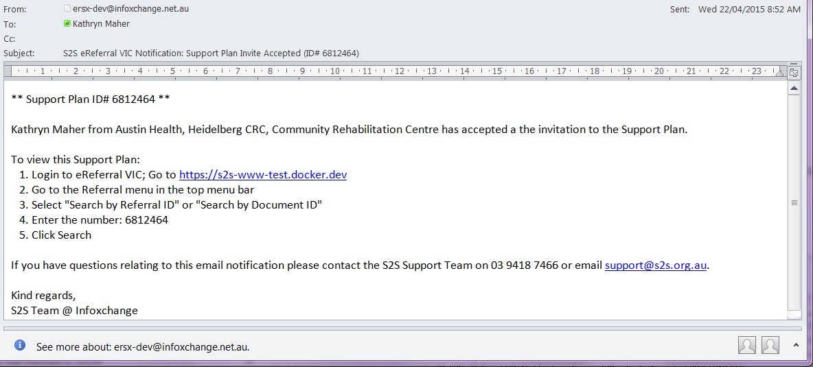 Notifications | S2S Userguide